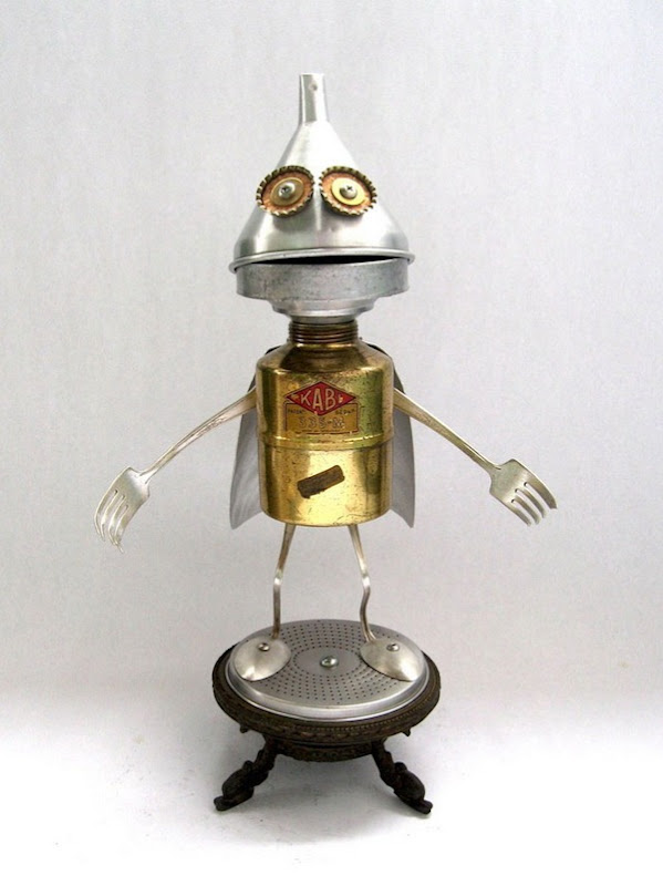 Brian Marshall’s Sculptures out of Scrap Materials | Amusing Planet